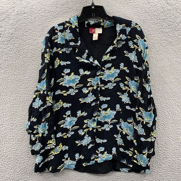 JM Collection | Tops | Jm Collection Blouse Womens Size 8 Top Floral ...